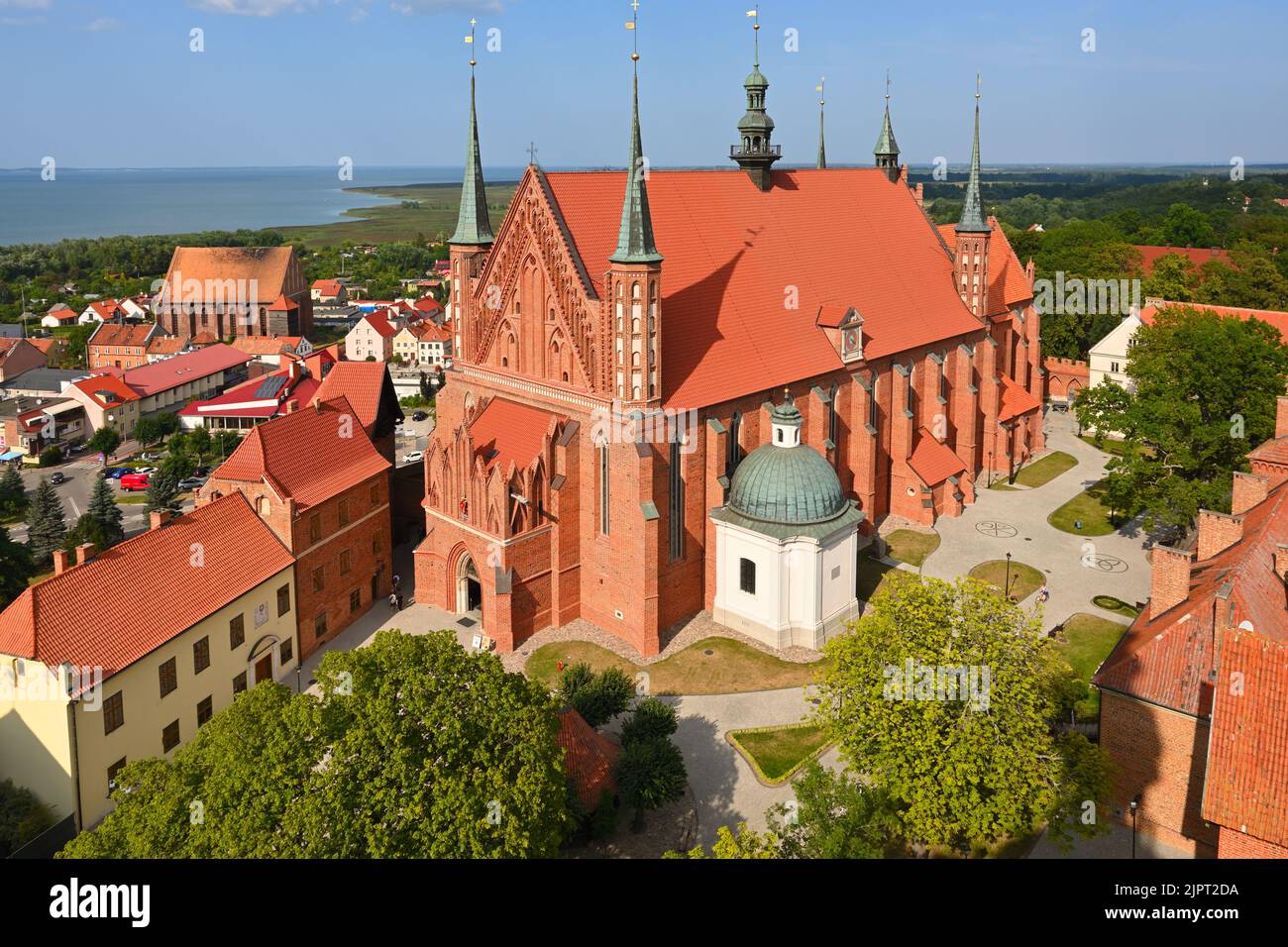 The Cathedral complex in Frombork, a historical monument museum of ...