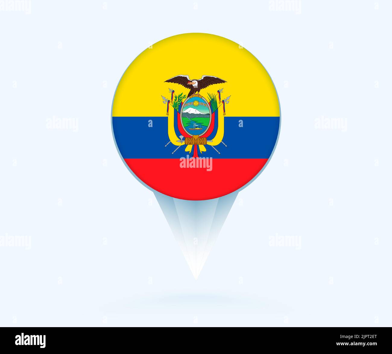 Map ecuador national flag on Stock Vector Images - Alamy