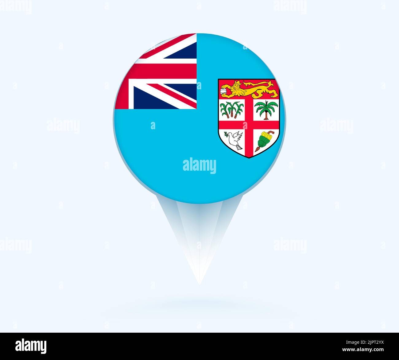 Fiji location icon hi-res stock photography and images - Alamy