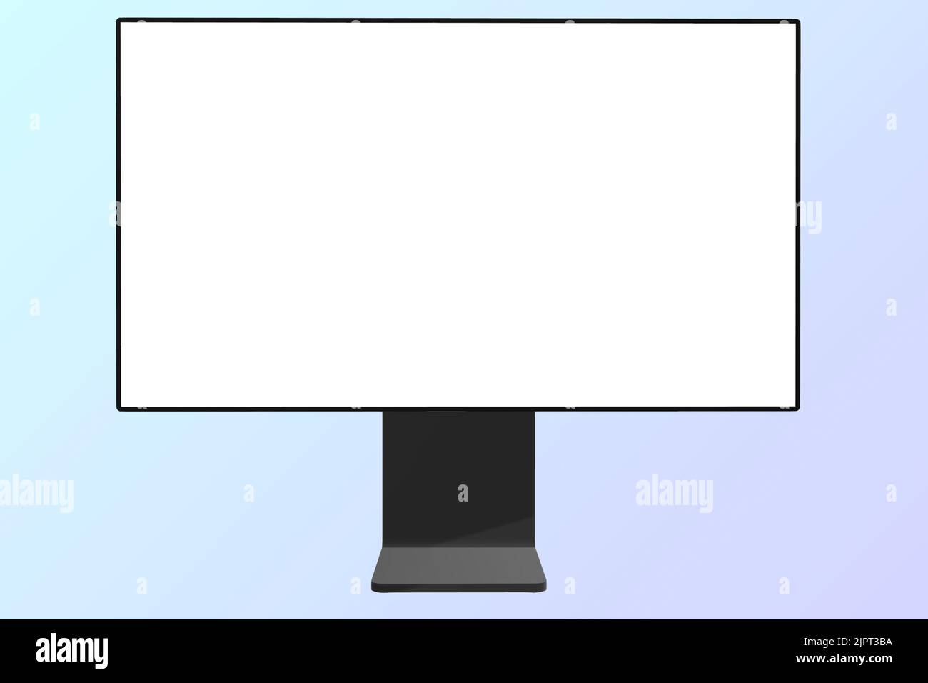 Screen. Monitor. Realistic computer display mockup with blank screen ...