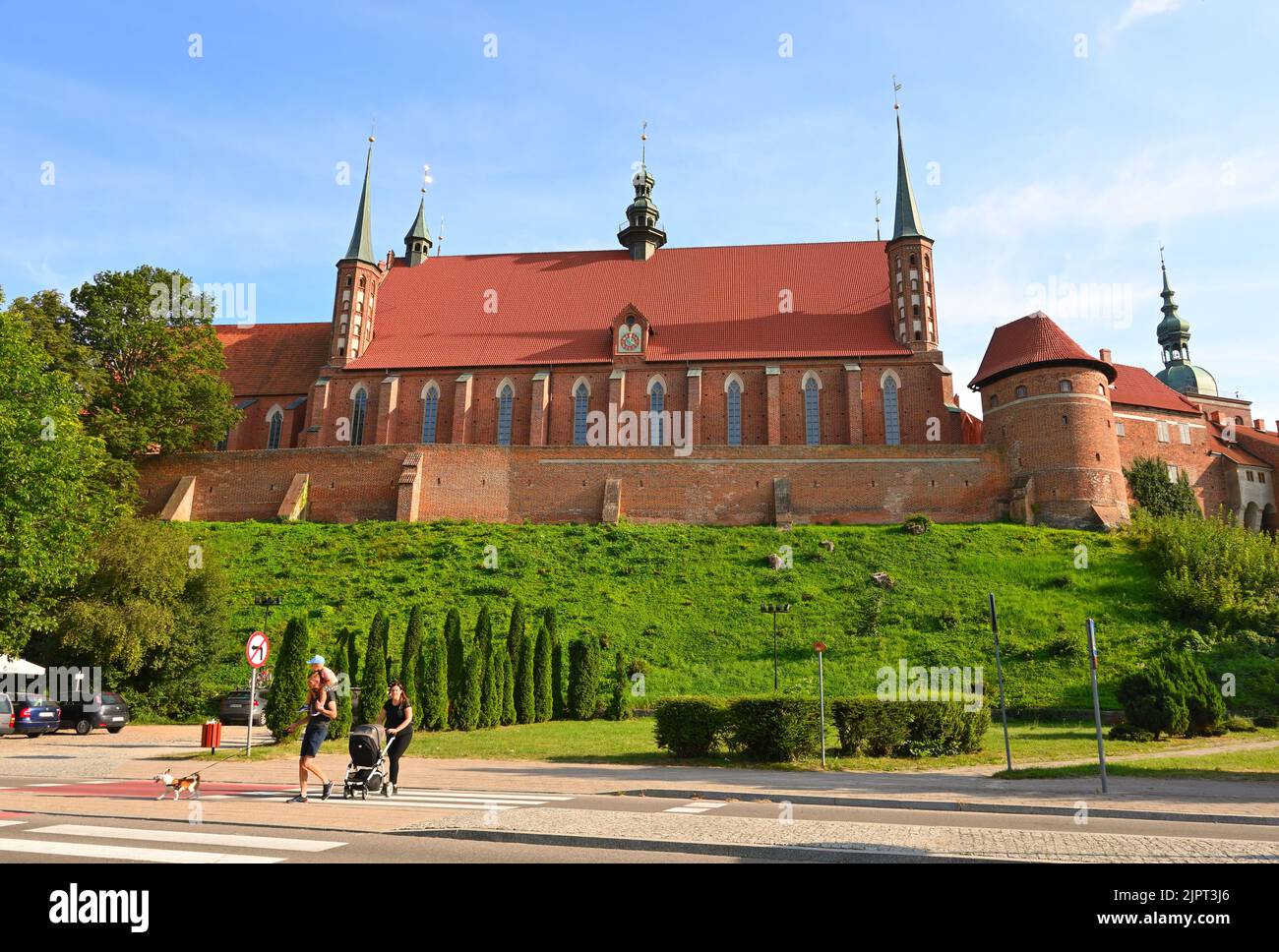 Frombork, Poland - August 15, 2022: The Cathedral complex in Frombork ...