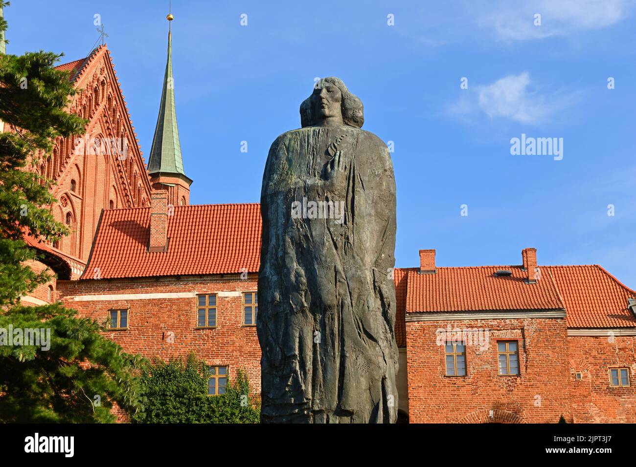 Frombork, Poland - August 15, 2022: Nicolaus Copernicus monument. The ...