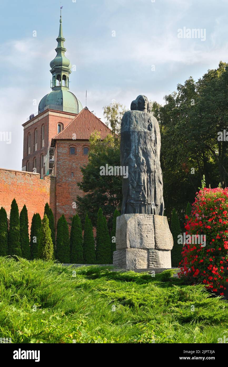 Frombork, Poland - August 15, 2022: Nicolaus Copernicus monument. The ...