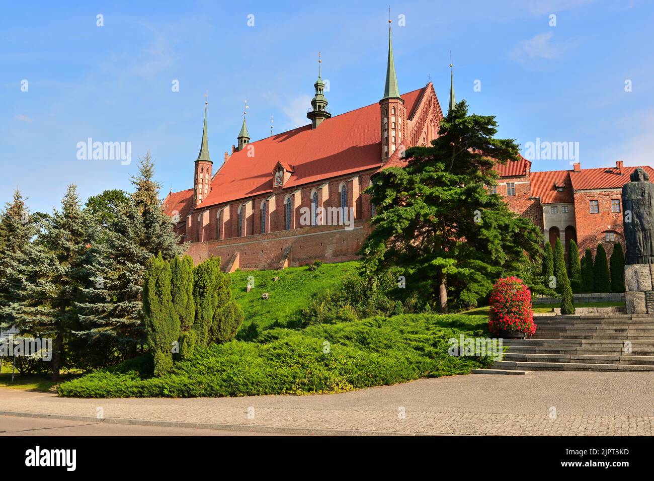 The Cathedral complex in Frombork, a historical monument museum of ...
