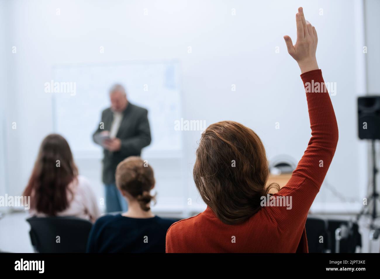 A famous professor has arrived at the university to conduct a special ...