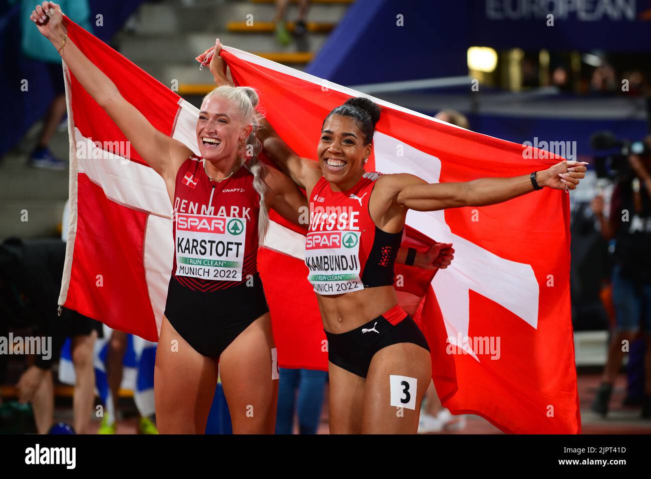 Karstoft Ida of Denmark and Kaddari Dalia of Italia Team in action ...