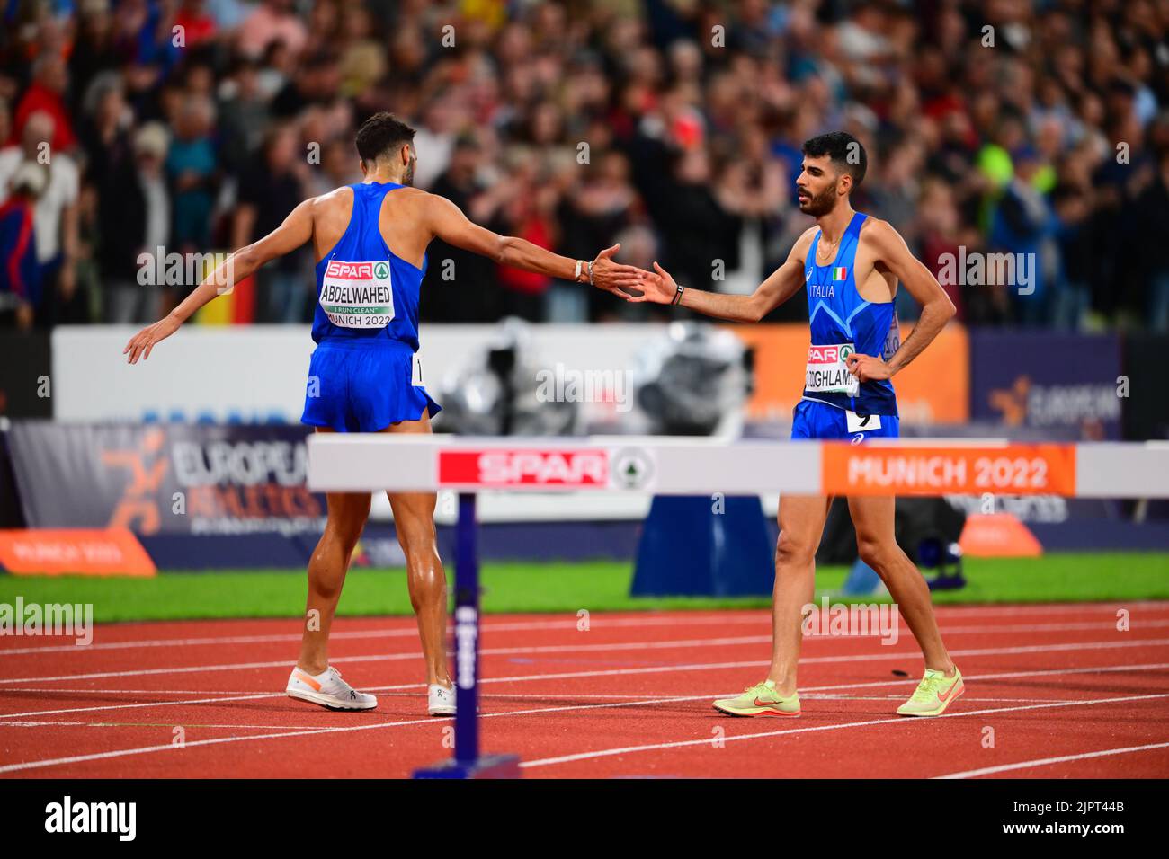 Abdelwahed Ahmed of Italia Team and Zoghlami Ala of Italia Team in ...