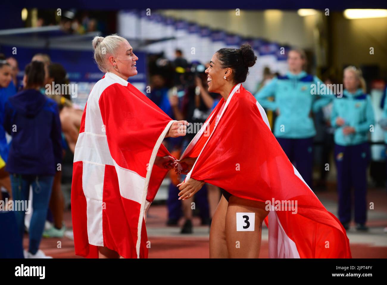 Karstoft Ida of Denmark and Kaddari Dalia of Italia Team in action ...