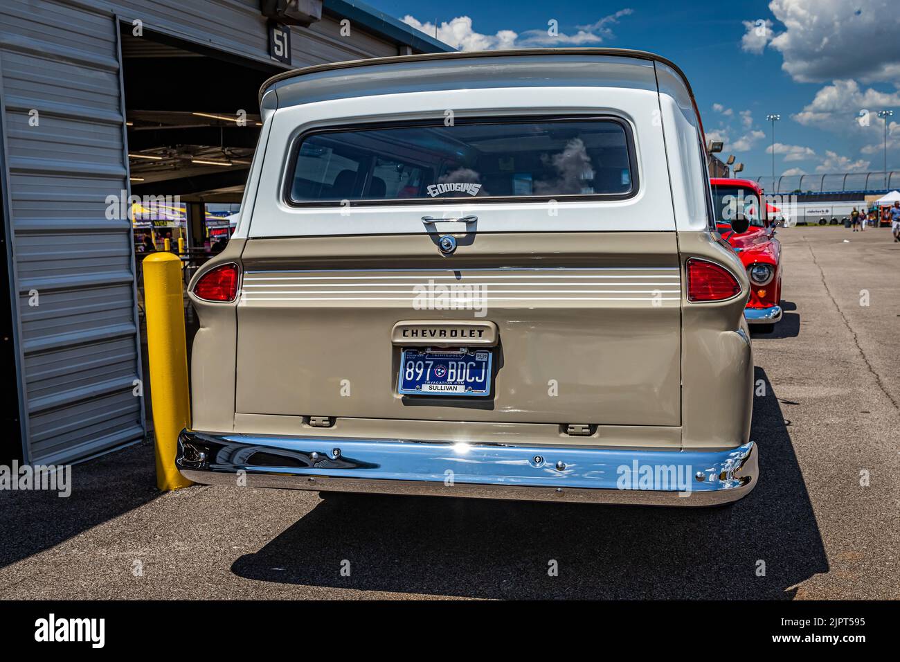 Lebanon, TN - May 13, 2022: Low perspective rear view of a 1964 ...