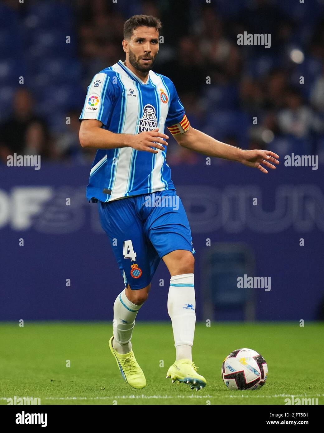 Leandro Cabrera of RCD Espanyol during the La Liga match between RCD ...