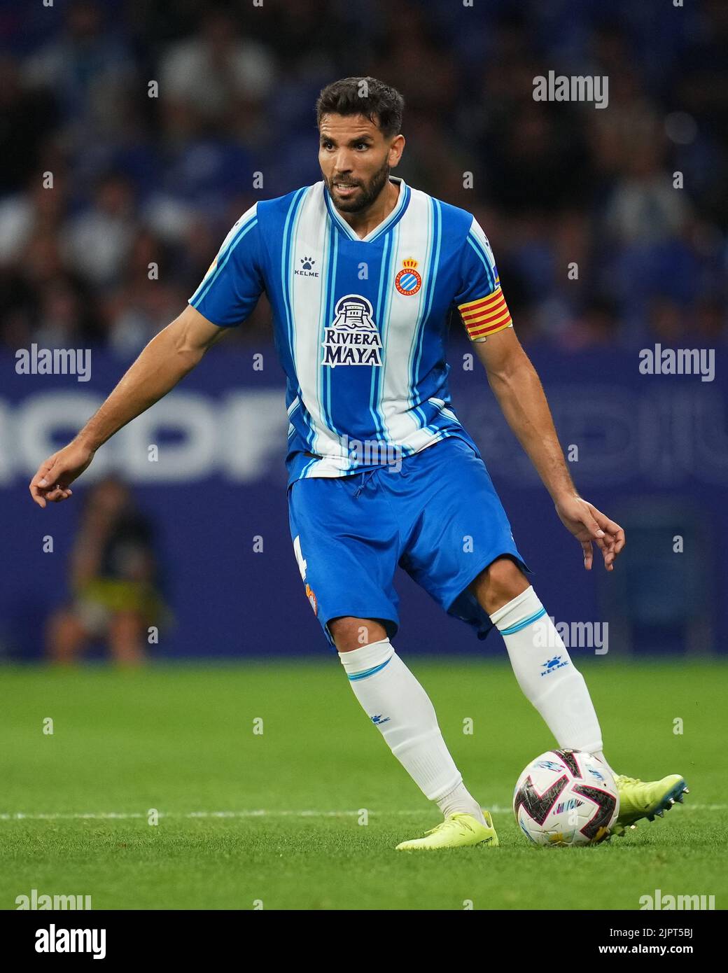 Leandro Cabrera of RCD Espanyol during the La Liga match between RCD ...