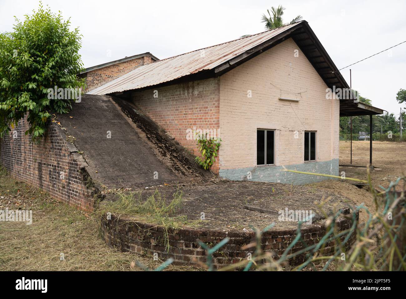 Workers entrance to Coal Mine, Batu Arang Stock Photo - Alamy