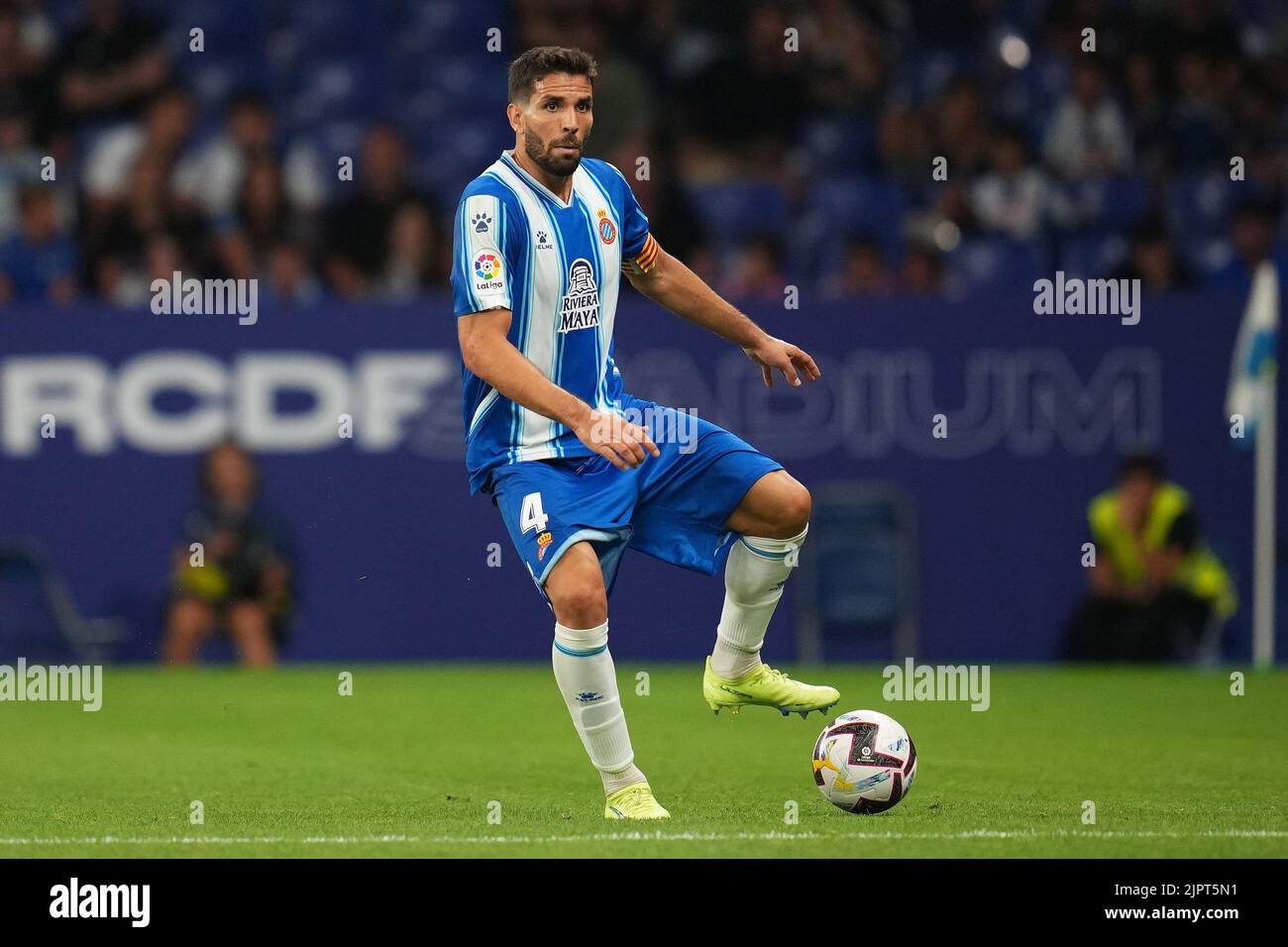 Leandro Cabrera of RCD Espanyol during the La Liga match between RCD ...