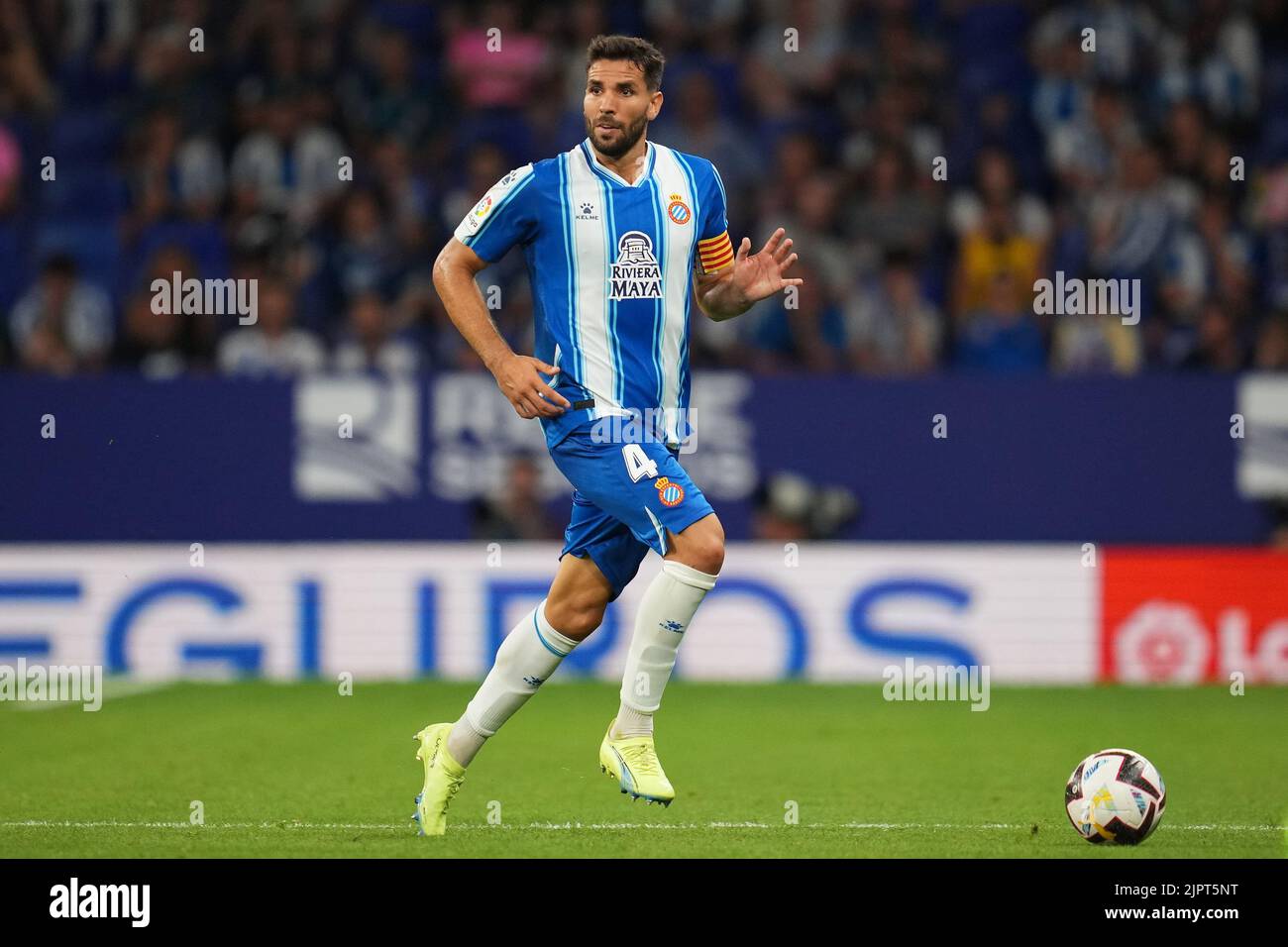 Leandro Cabrera of RCD Espanyol during the La Liga match between RCD ...