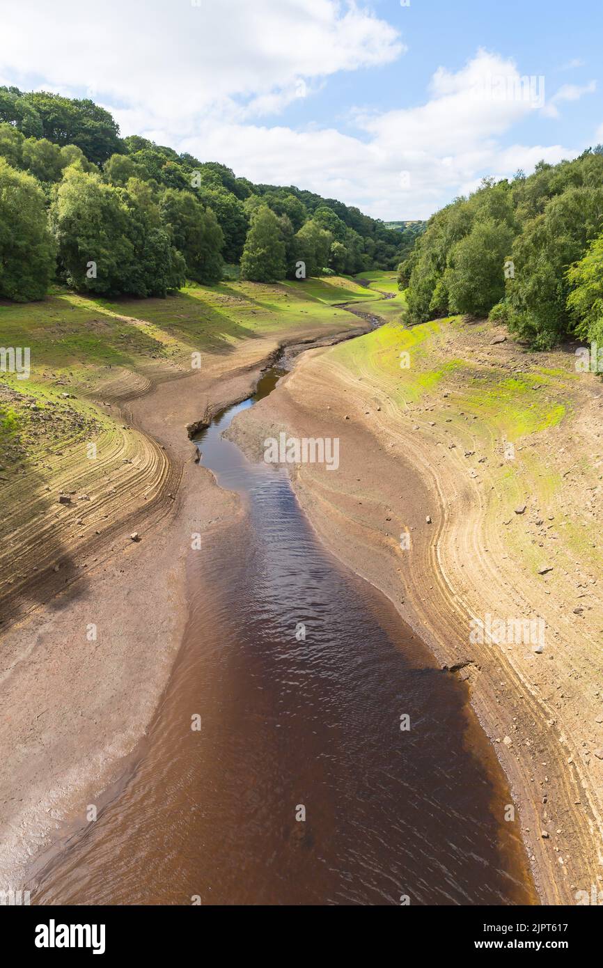 Leighton Reservoir in Nidderdale, North Yorkshire, UK in August 2022 ...
