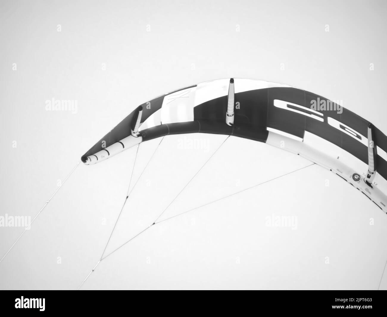 Kitesurfing Black and White Stock Photos & Images - Alamy