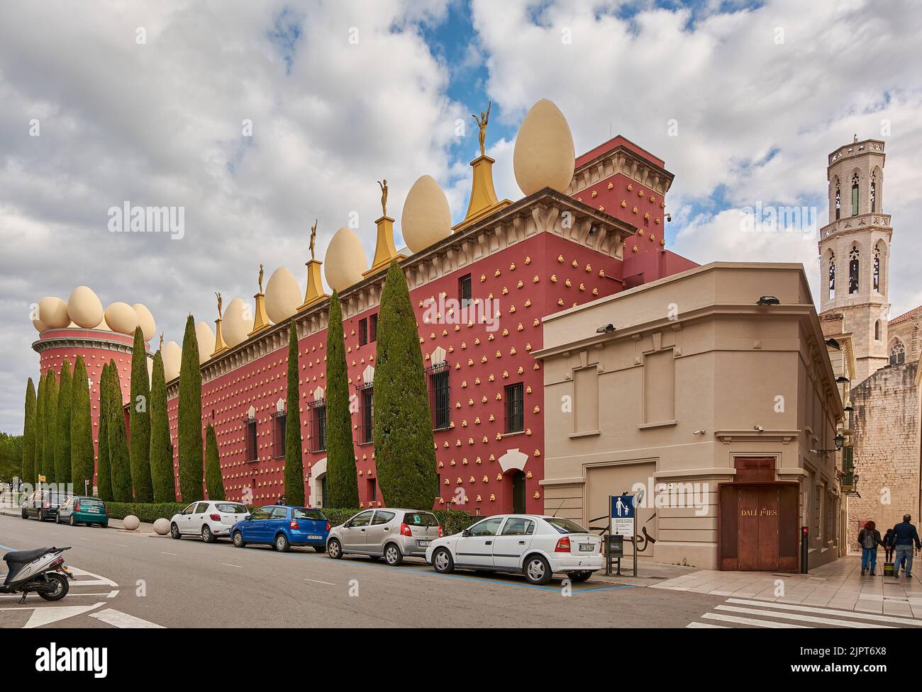 Figueres, Spain - August 23, 2022 Salvador Dalí theater museum in ...