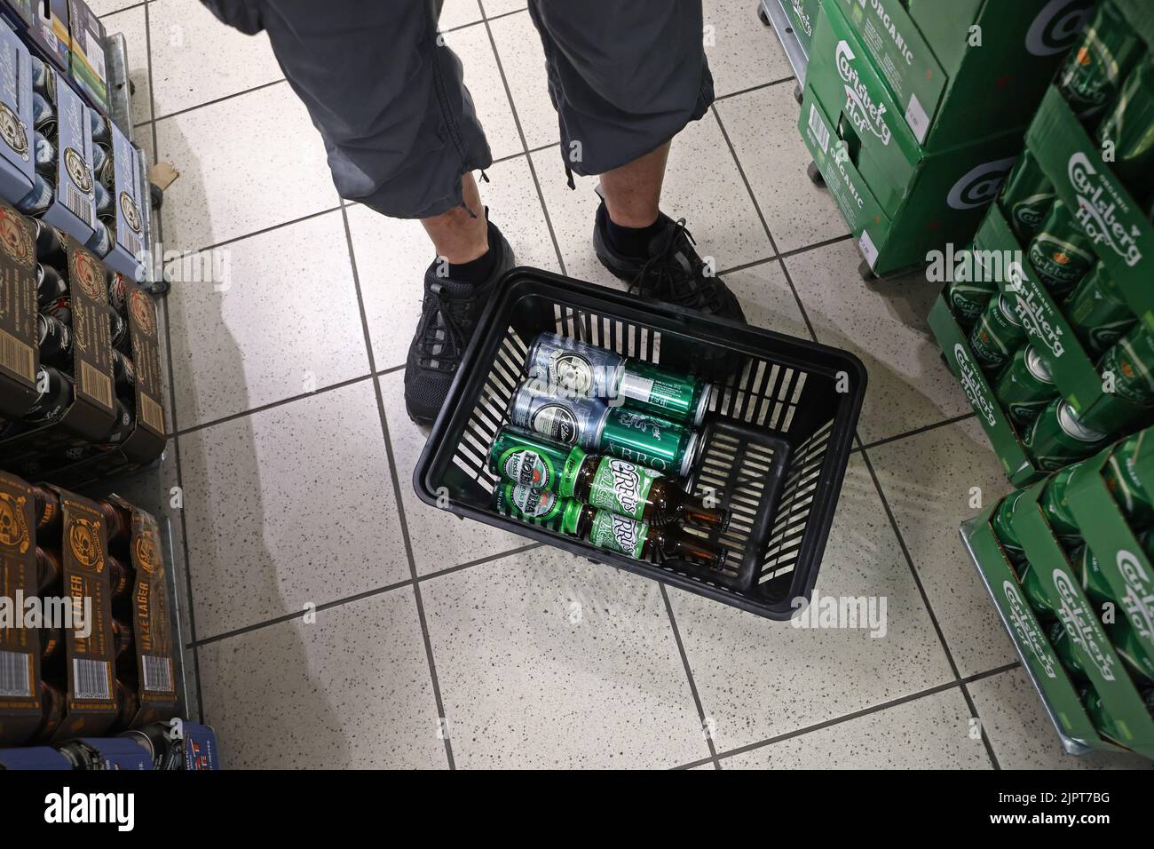 Systembolaget liquor store in the city of Gotheburg, Sweden. Different ...