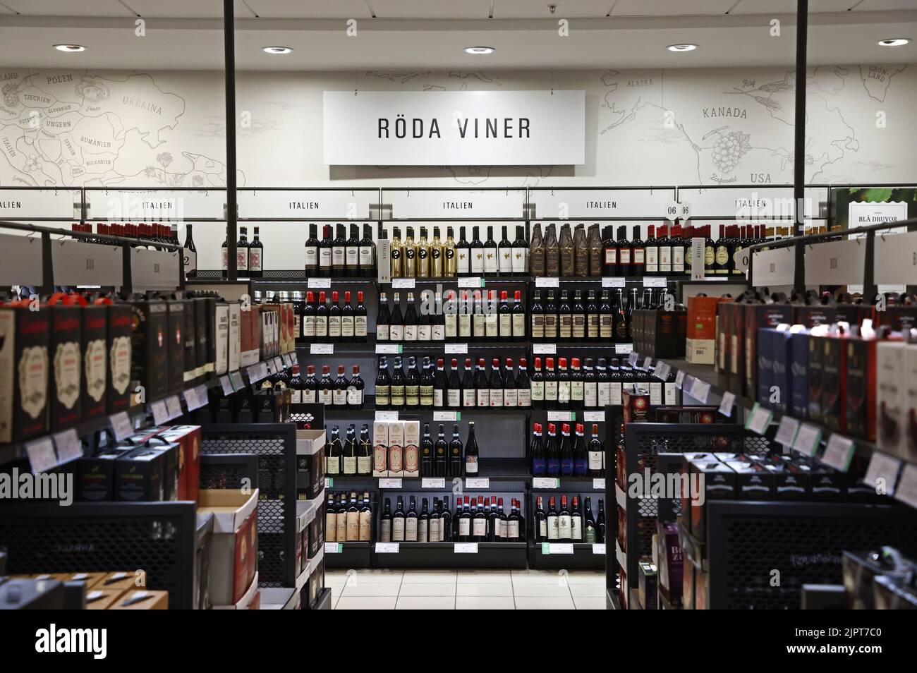 Systembolaget liquor store in the city of Gotheburg, Sweden Stock Photo ...