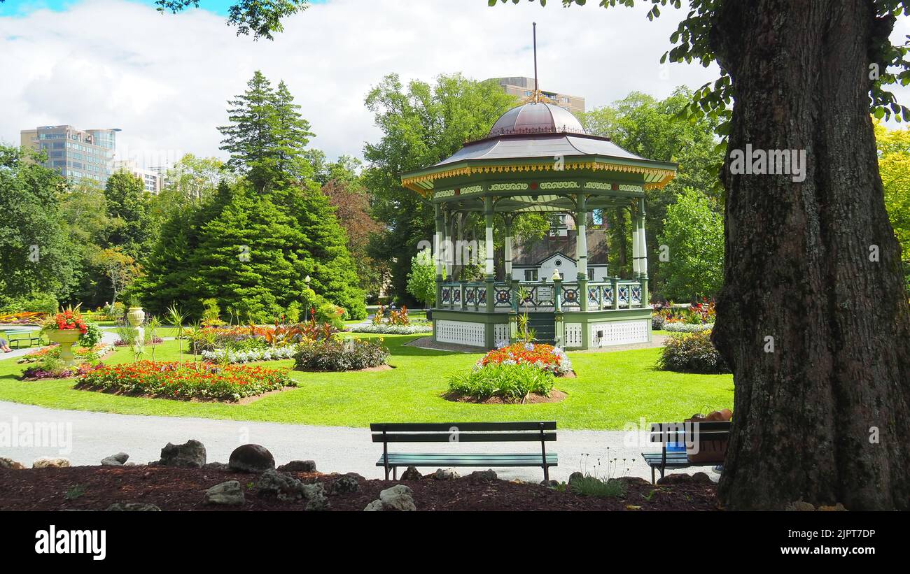 Halifax Public Gardens in summer Stock Photo - Alamy