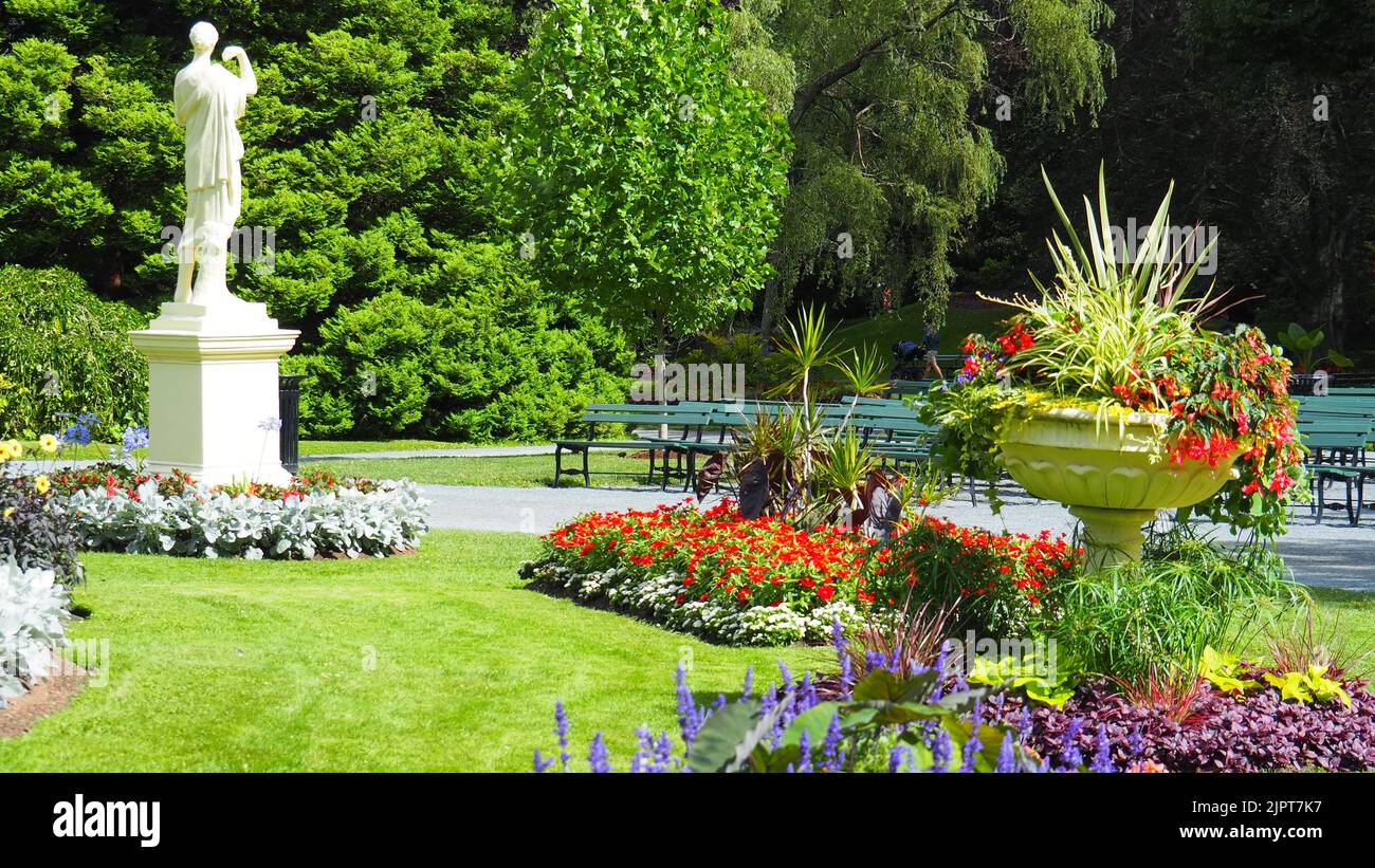 Halifax Public Gardens in summer Stock Photo - Alamy