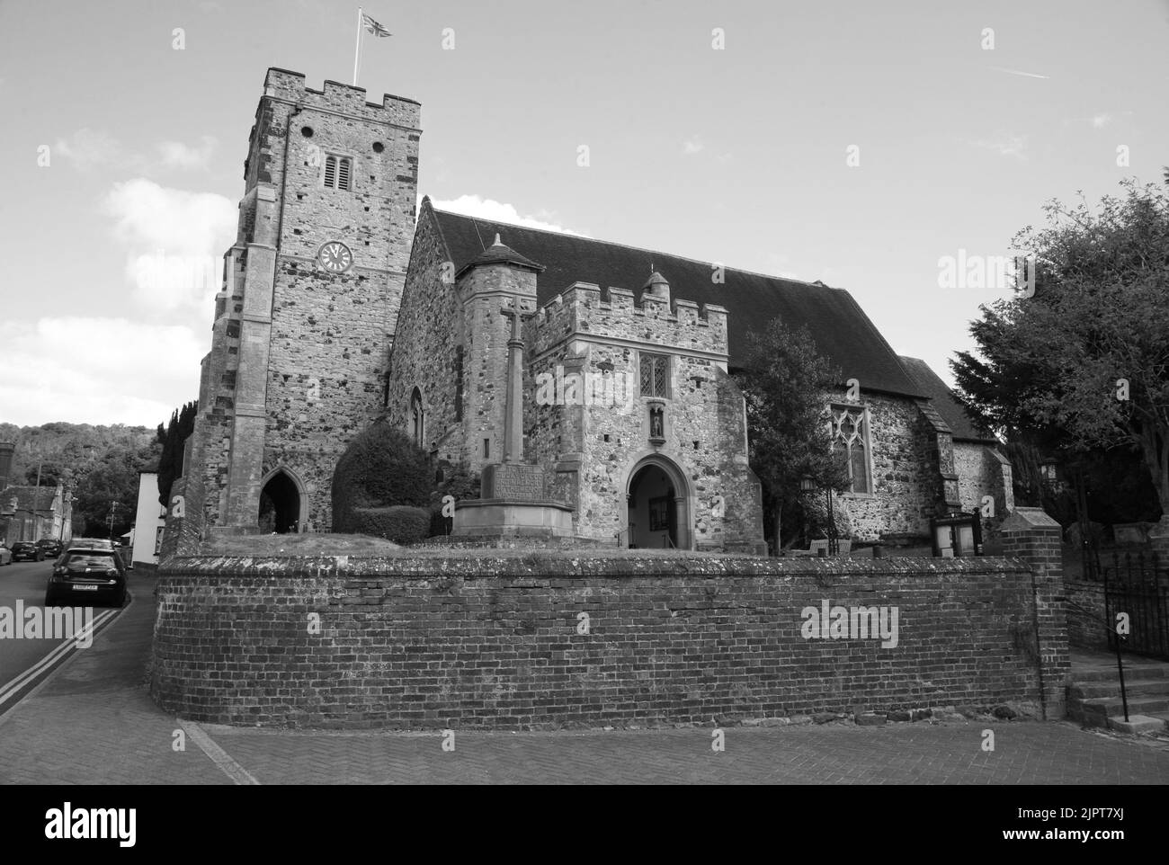 Tower church st george Black and White Stock Photos & Images - Alamy