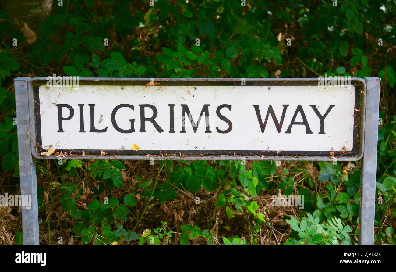 Pilgrims way wrotham hi-res stock photography and images - Alamy