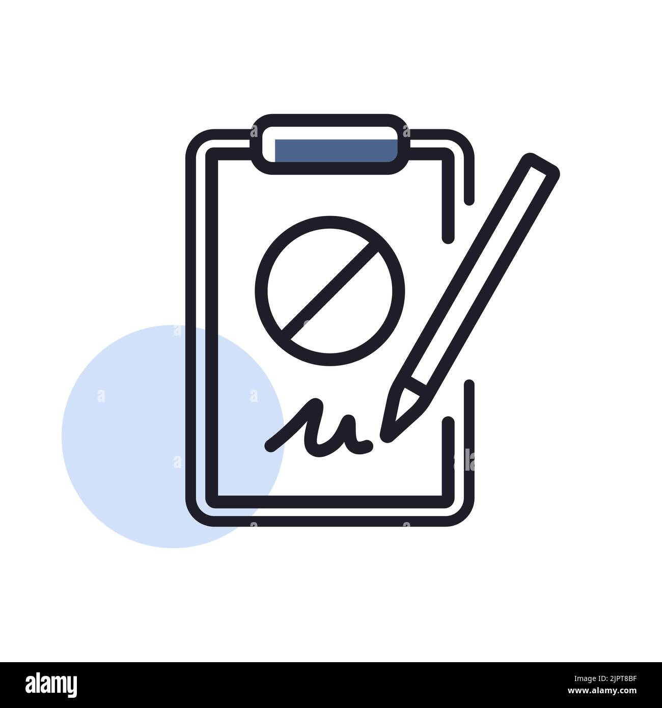 Collecting signatures for a petition Stock Vector Images - Alamy