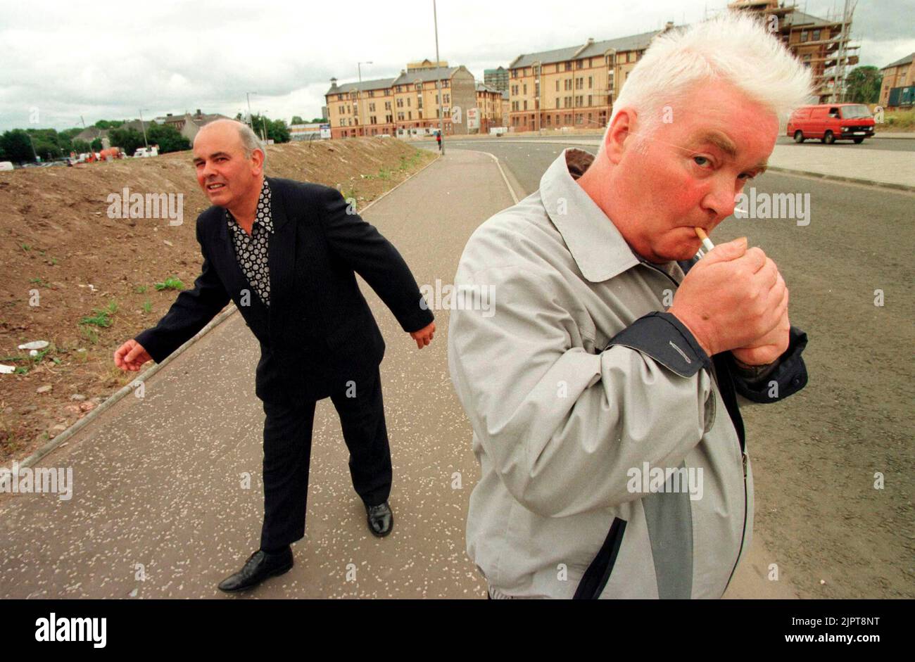 Gorbals kids George Davis and Leo Mason re-enact the Bert Hardy ...