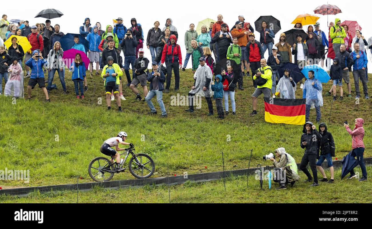 MUNCHEN - Anne Terpstra in action during the European Women's Mountain ...