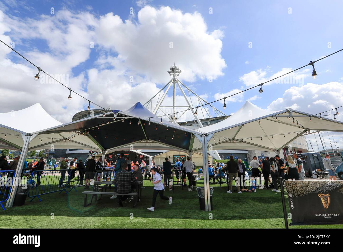 Improving the match day experience of supporters, the new fan zone at ...