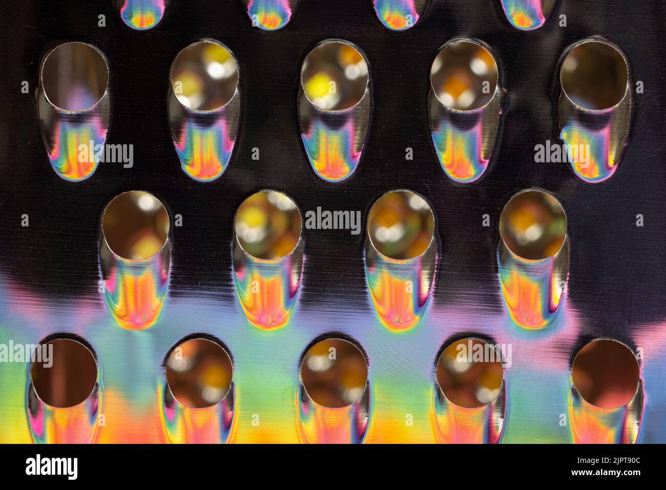 Colorful Food Grater Abstract Stock Photo - Alamy