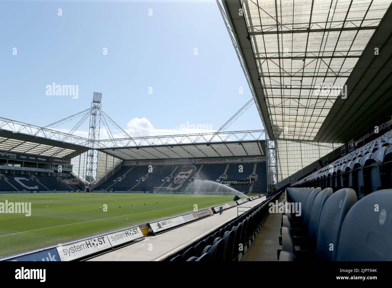 Deepdale stadium view inside hi-res stock photography and images - Alamy