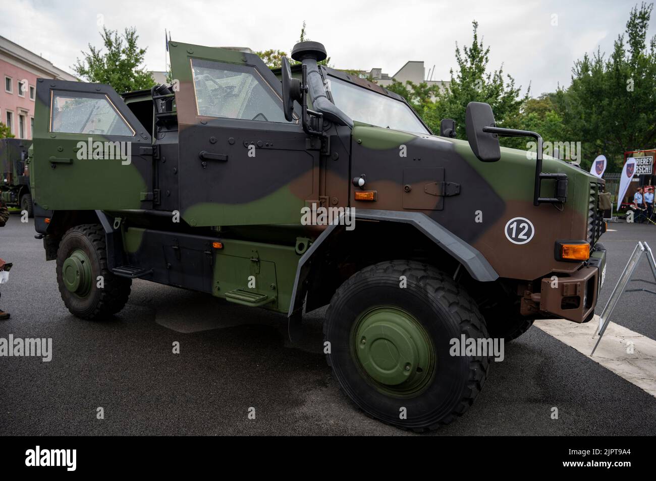 Berlin, Germany. 20th Aug, 2022. A Dingo 2 patrol and security vehicle ...