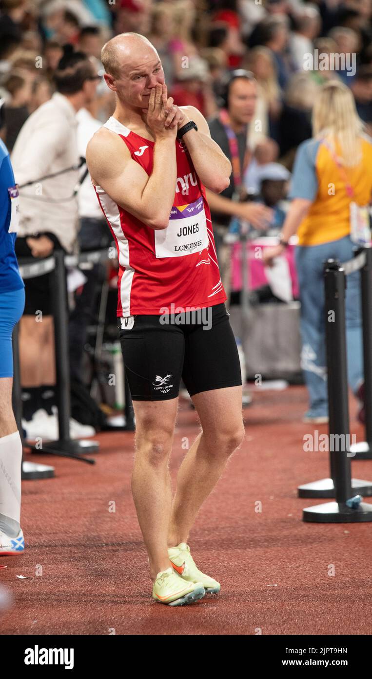 Rhys Jones of Wales competing in the men’s T37/38 100m final at the ...