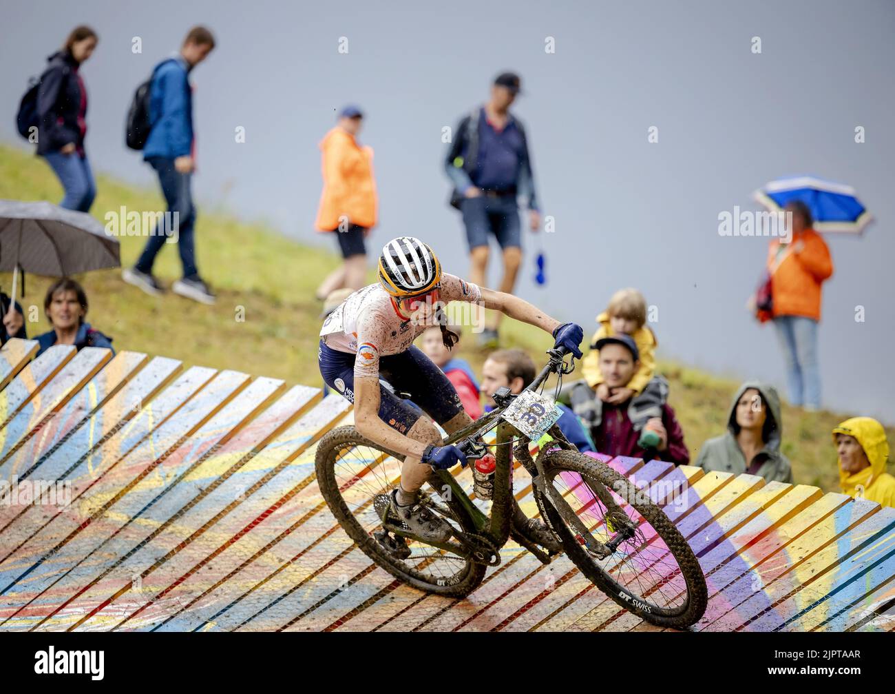 MUNCHEN - Lotte Koopmans in action during the European Women's Mountain ...