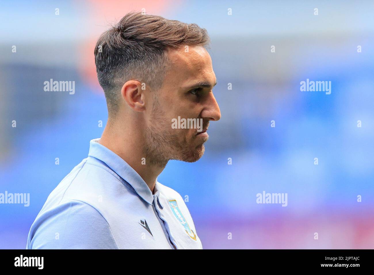 Lee Gregory #9 of Sheffield Wednesday during the pitch walkabout Stock ...