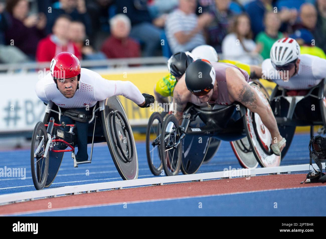 Daniel Sidbury of England competing in the men's T53/54 1500m - Final ...