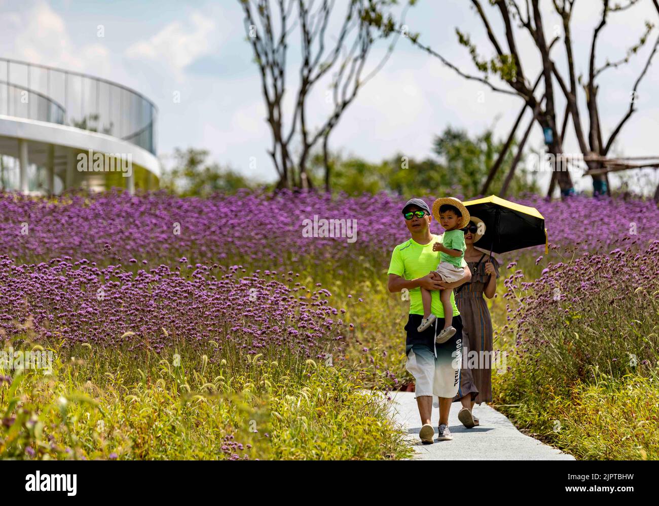 Bijie, China's Guizhou Province. 20th Aug, 2022. Tourists visit a ...