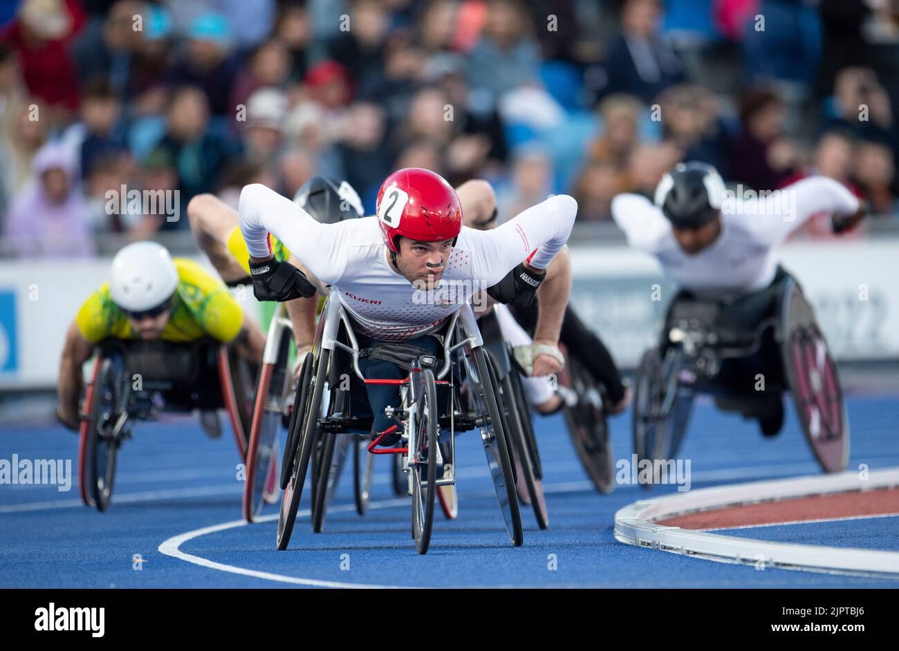 Daniel Sidbury of England competing in the men's T53/54 1500m - Final ...