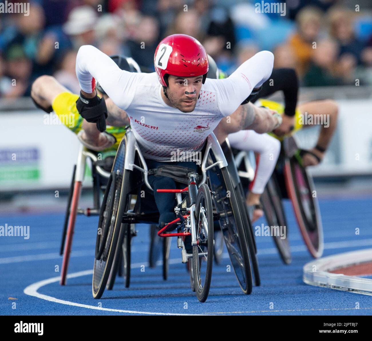 Daniel Sidbury of England competing in the men's T53/54 1500m - Final ...