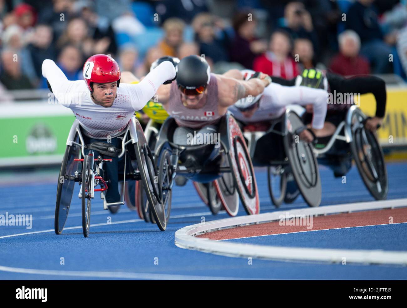 Daniel Sidbury of England competing in the men's T53/54 1500m - Final ...