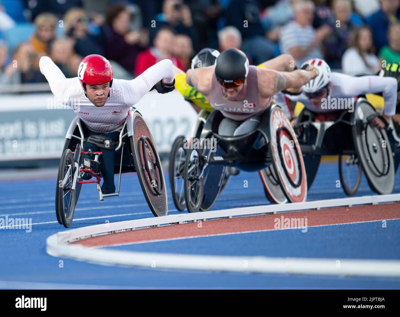 Daniel Sidbury of England competing in the men's T53/54 1500m - Final ...