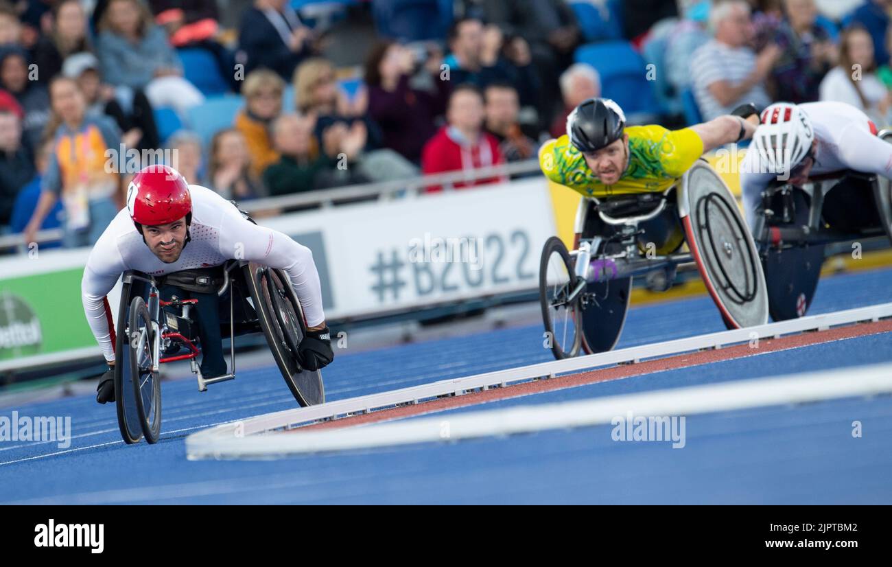 Daniel Sidbury of England competing in the men's T53/54 1500m - Final ...
