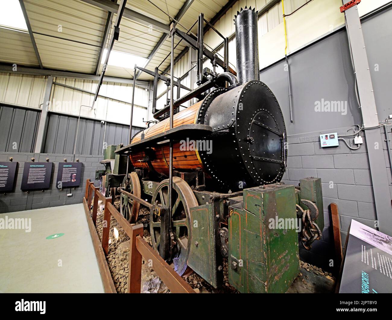 The George Stephenson steam engine Billy was fabricated and built at ...