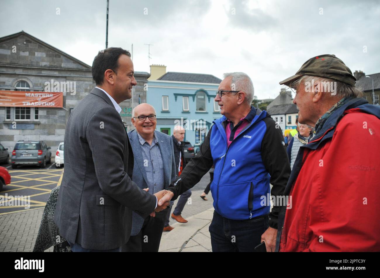 Bantry, West Cork, Ireland. 20th Aug 2022. Leo Varadkar travelled to ...