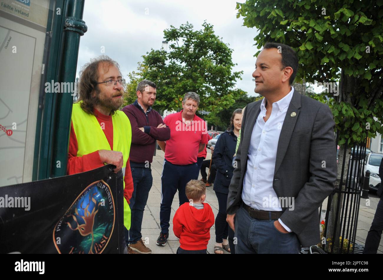 Bantry, West Cork, Ireland. 20th Aug 2022. Leo Varadkar travelled to ...