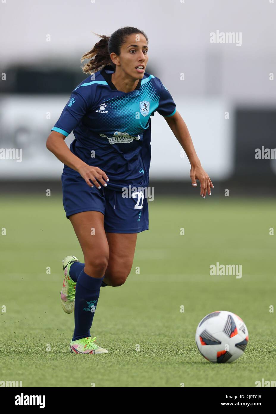 Turin, Italy, 18th August 2022. Opal Sofer of Kiryat Gat WFC during the ...