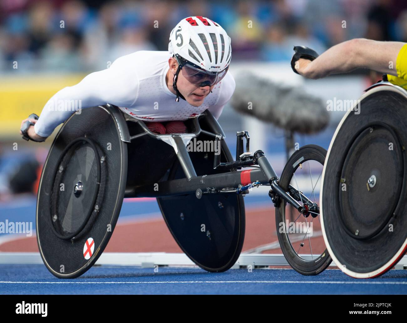 Nathan Maguire of England competing in the men's T53/54 1500m - Final ...
