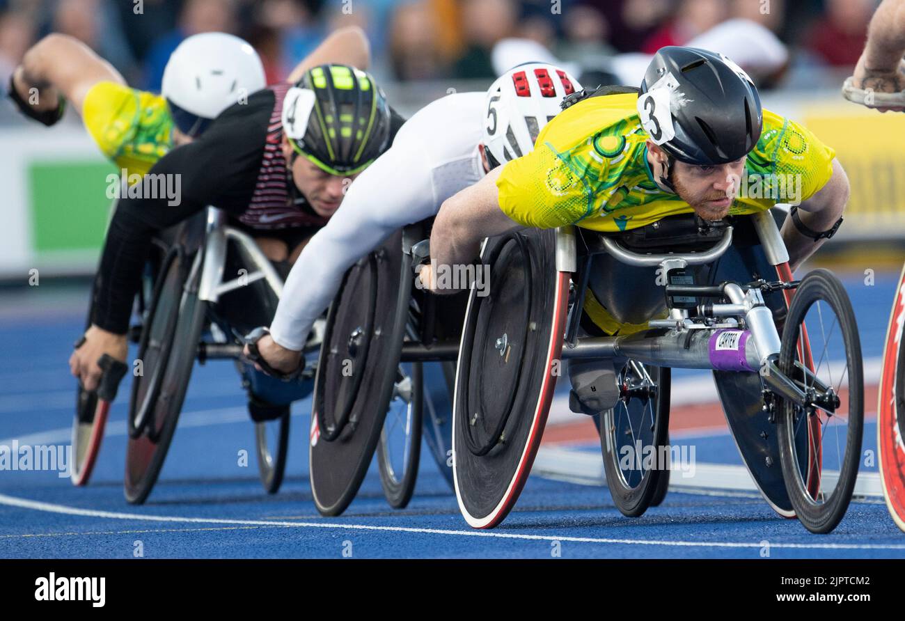Samuel Carter of Australia competing in the men's T53/54 1500m - Final ...